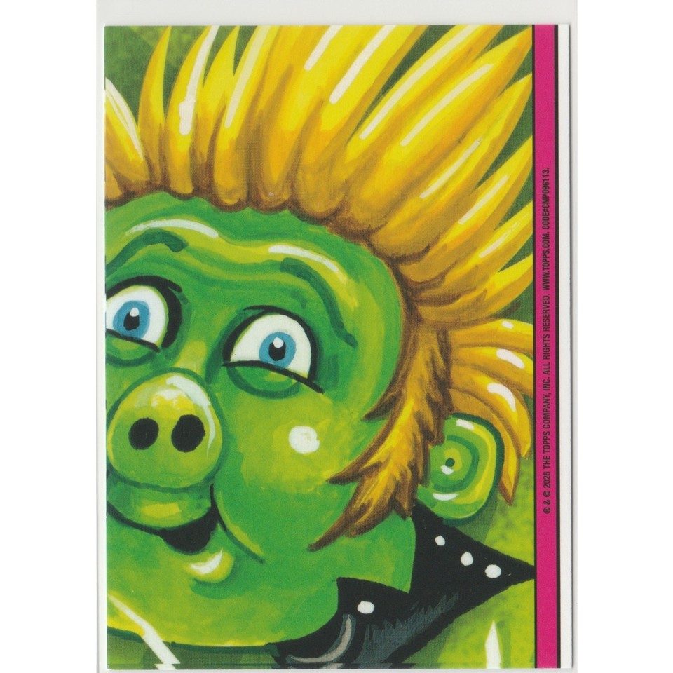 Prickle Rick #33b Garbage Pail Kids GPK Green Day online exclusive | eBay