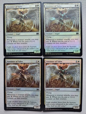 MTG 4x Anointer of Valor 2X2 006/331 Foil Light Play | eBay