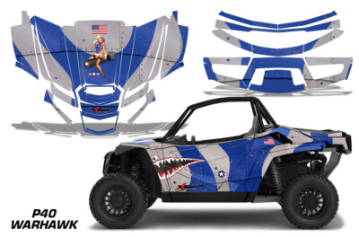 UTV Graphics Kit Decal Sticker For Textron Wildcat XX 2018 & Up Warhawk ...