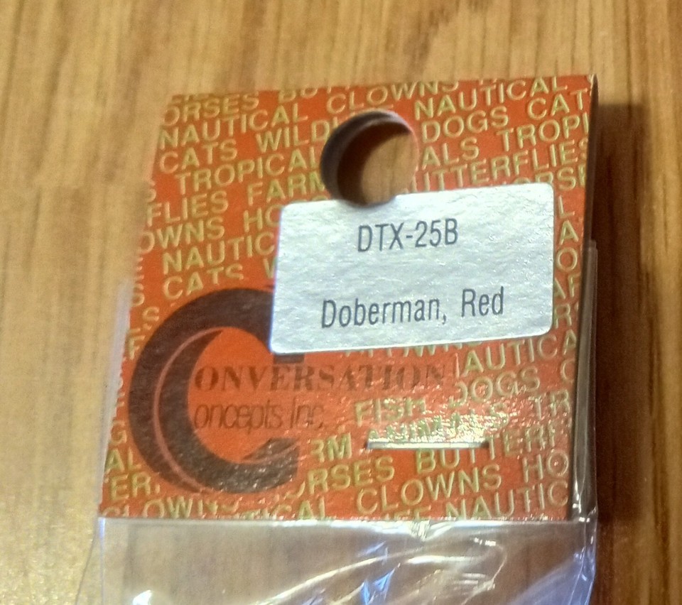 Conversation Concepts Ornament:Miniature Dog-Doberman, Red DTX-25B | eBay