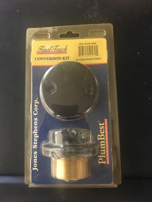 PlumBest Lift and Turn Bath Waste Conversion Kit, Oil Rubbed Bronze B51 ...