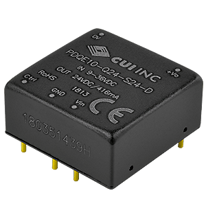 CUI Inc PDQE10-Q24-D12-D Dual Output DC-DC Converter - 10W - 12VDC ...