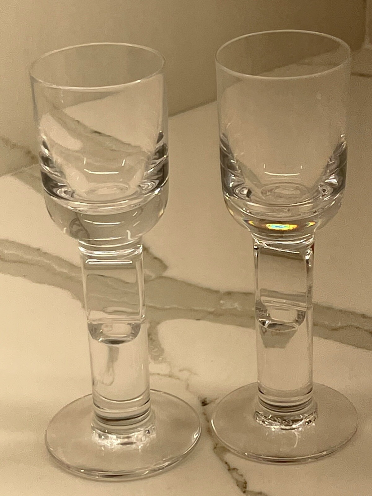 VINTAGE ATLANTIS COLUMN CORDIAL SET OF GLASSES GULOTTA 77 | eBay