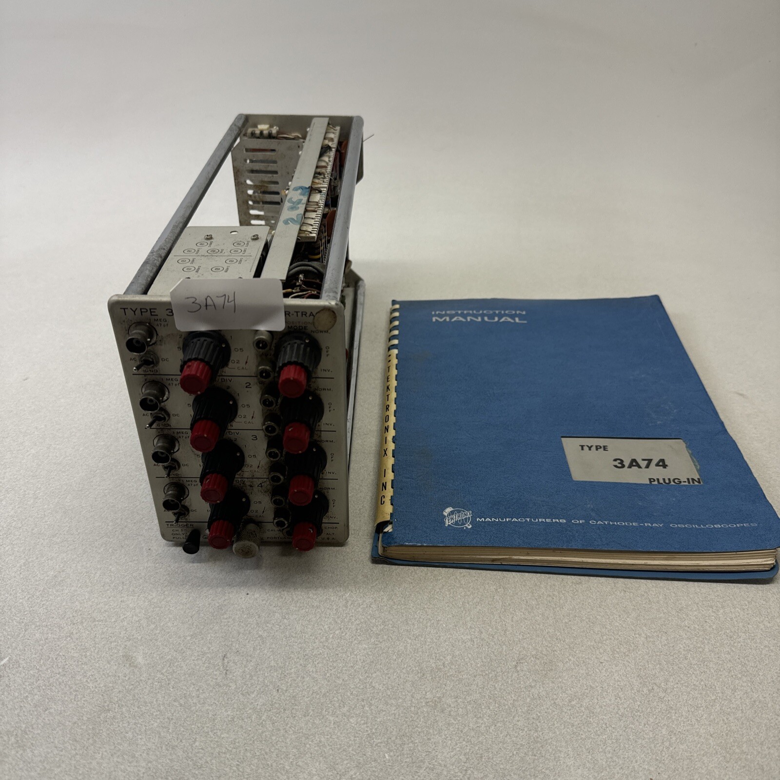 Tektronix Type 3A74 Four-Trace Amplifier W/Manual | eBay
