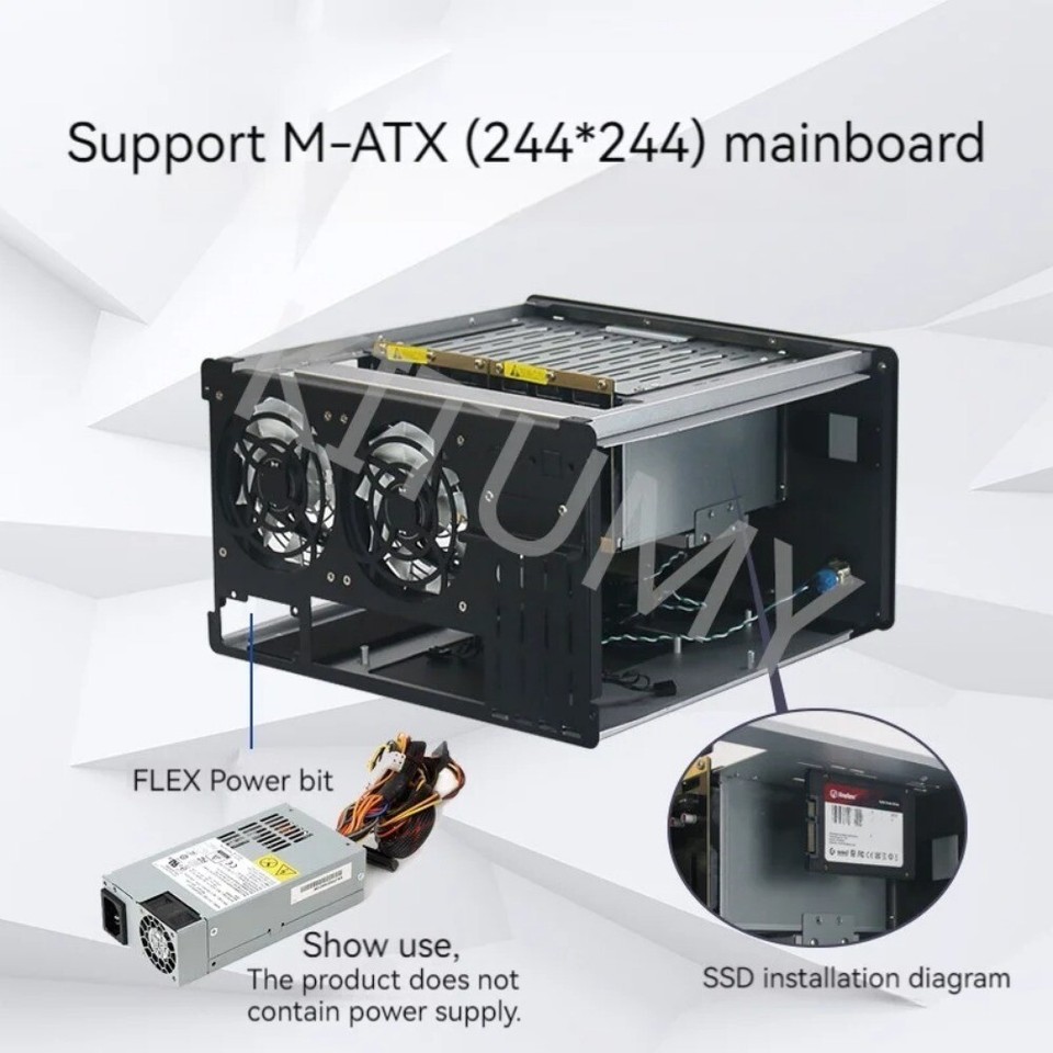 Nas Series 8 Disk Mini Server Hot Swap Enclosure Network Data Storage ...