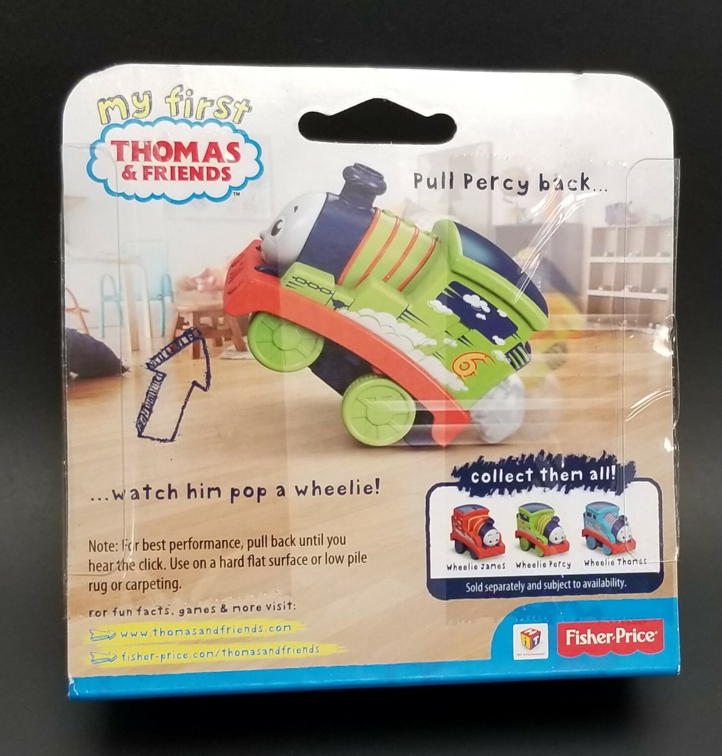 Fisher-Price My First Thomas the Train Wheelie Percy Toy Brand New MIP ...