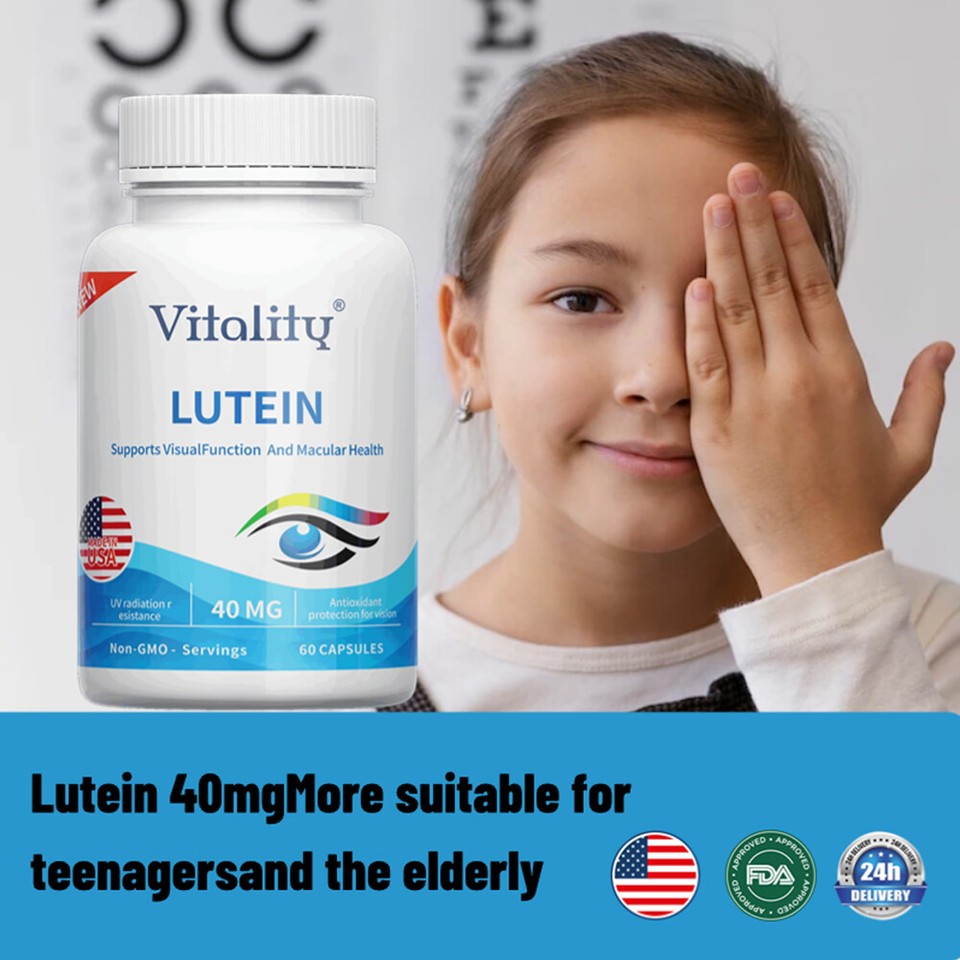 LUTEIN extract capsules Supports Visual Function And Macular Heal,eye ...
