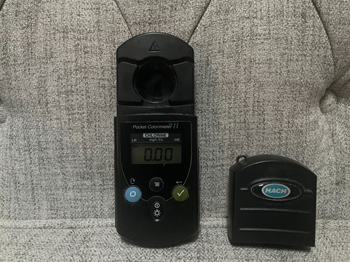 HACH POCKET COLORIMETER II CHLORINE LCD DISPLAY | eBay