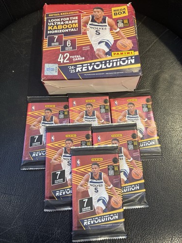 *NEW* 2024-25 Panini Revolution Mega Box NBA Basketball Factory Sealed ...