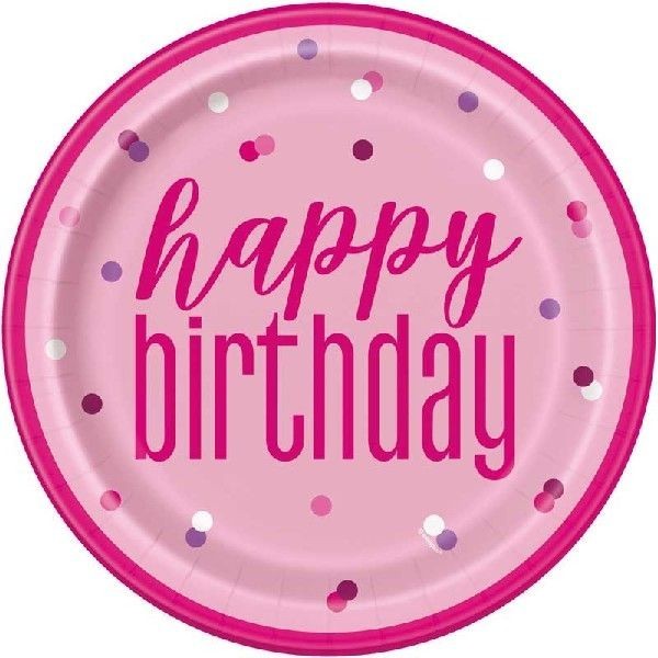 Pink 14th Birthday Decorations Party Bunting Silver Balloons Banners ...