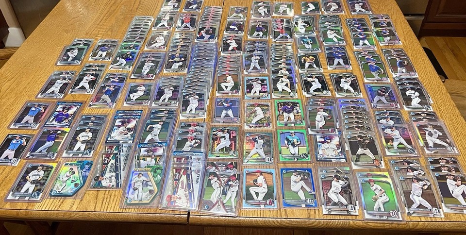 2025 Bowman Draft Massive Chrome Lot (214 Cards) Refractors/Base/Color ...