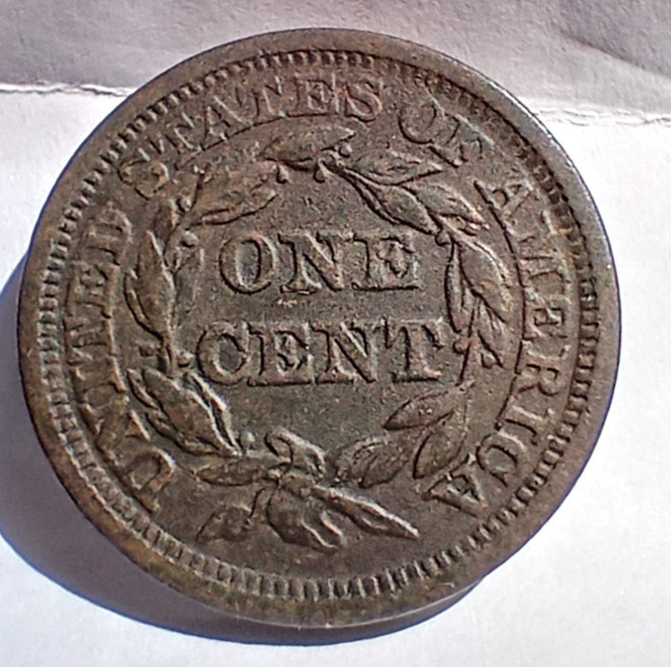 1849 Large Cent – Braided Hair – N‑5 Attribution – Original Surfaces ...
