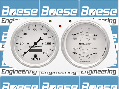 33 34 Ford Car Polished Billet Gauge Panel Dash Insert Instrument ...