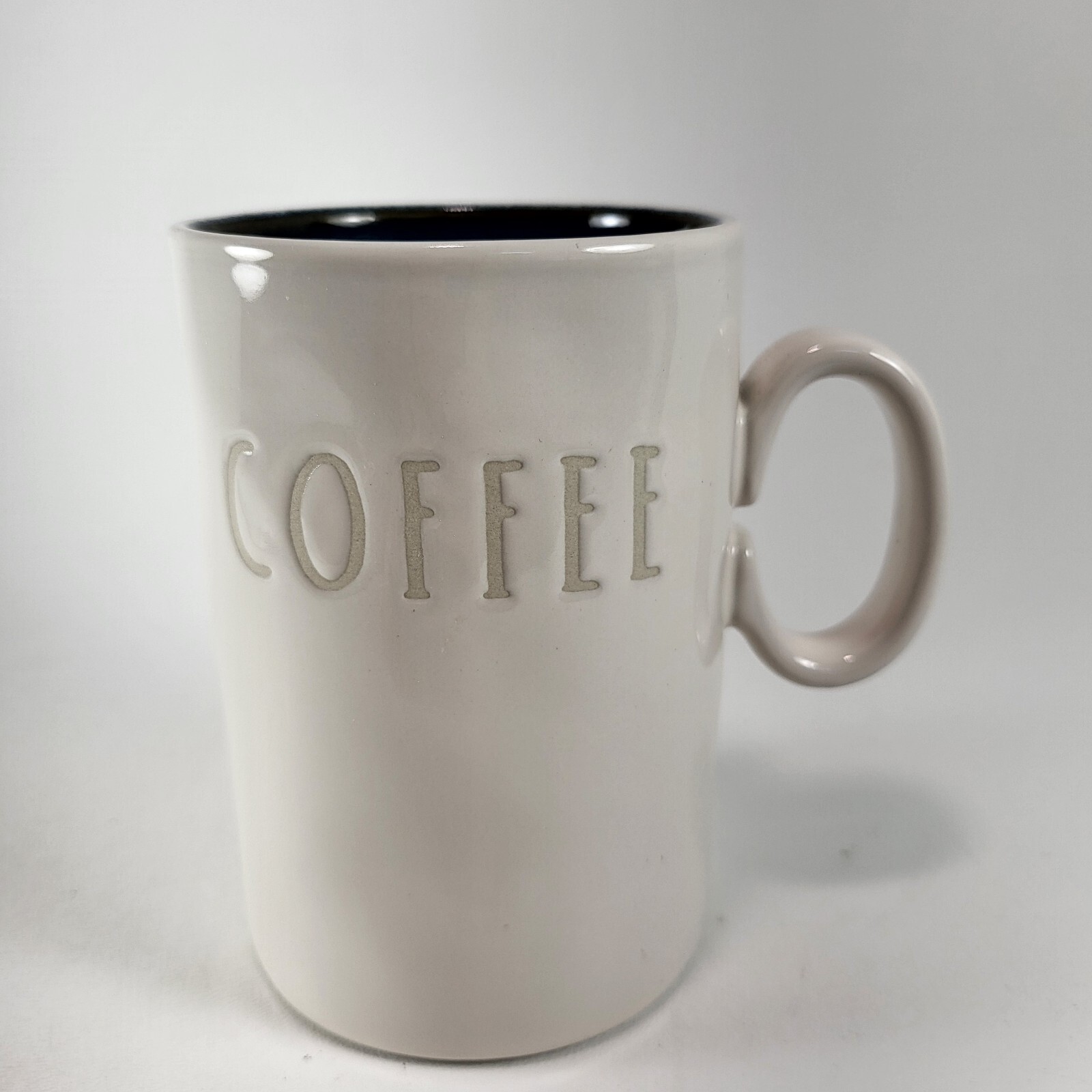 Rae Dunn Studio Collection Mug COFFEE LL Beige with Green Inside ...