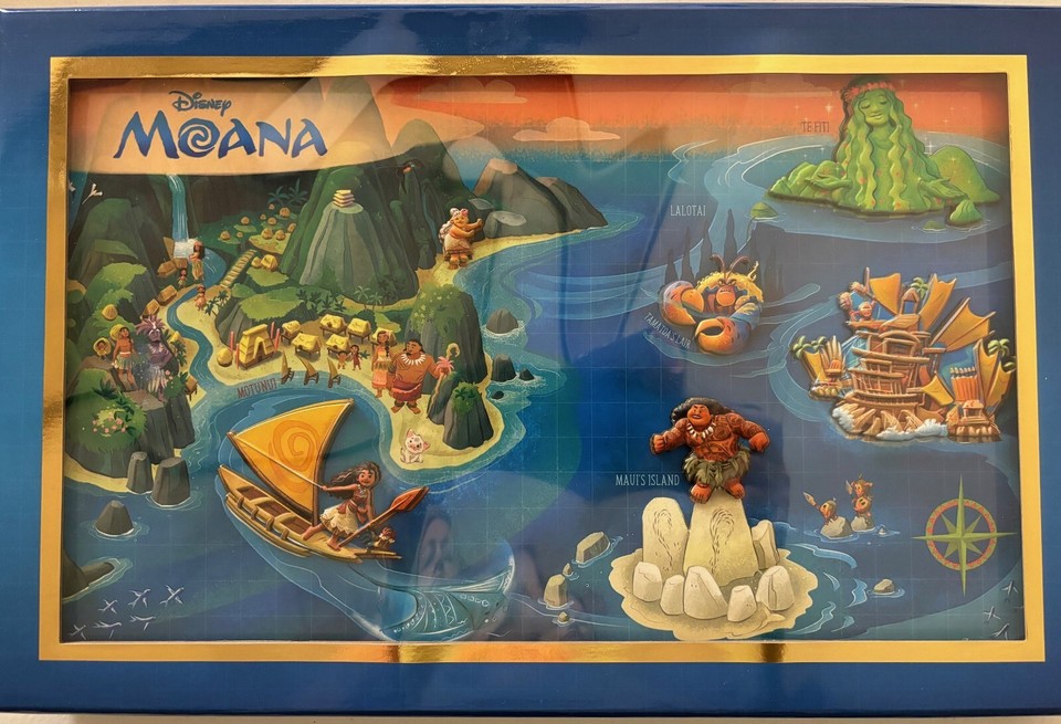 MOG WDI Disney D23 Expo 2024 Moana Maui Tamatoa Te Fiti Map LE 400 Pin ...