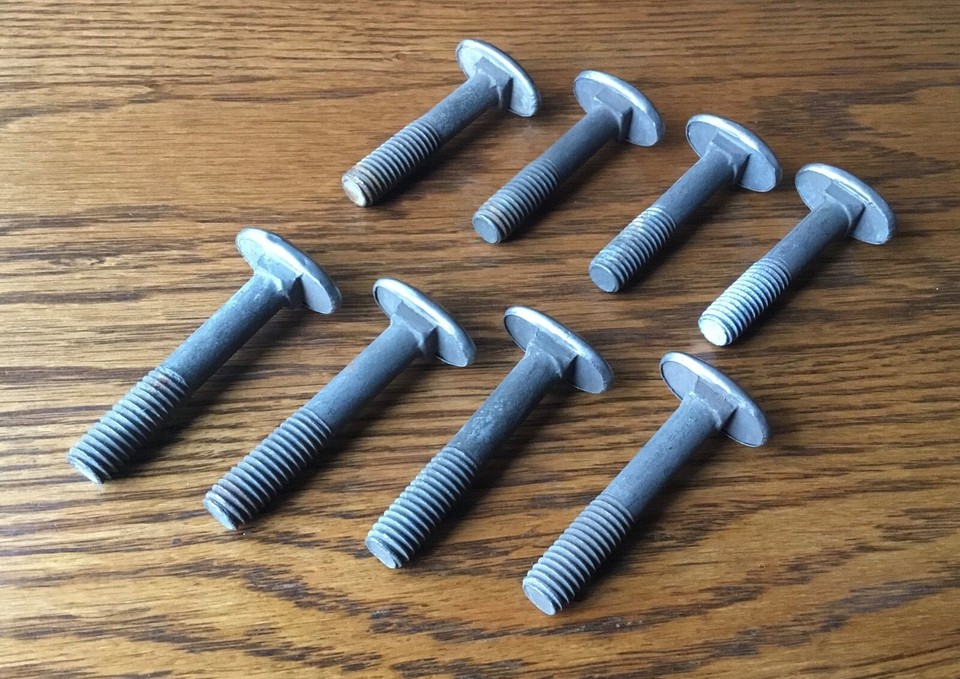 Bumper Bolts OVAL w/STAINLESS CAPS vtg NOS hot rod TROG SCTA | eBay