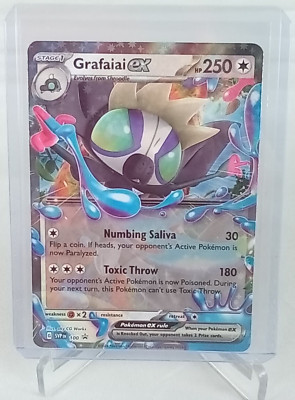Grafaiai Ex 100 Black Star Promo Holo Pokémon Card 2024 | eBay