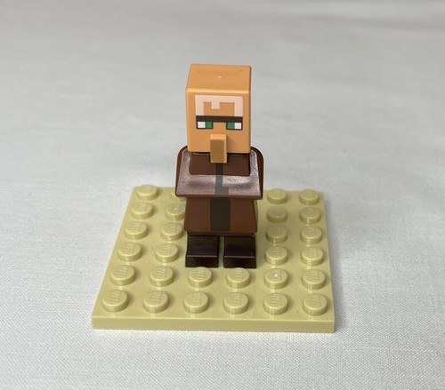 LEGO Minecraft Villager (Farmer) Minifigure min028 - Sets 21128 & 21138 ...
