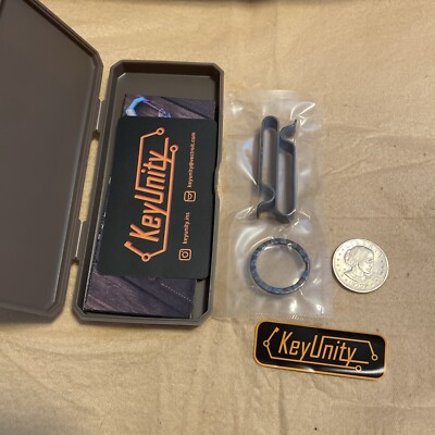 KeyUnity KM00 HF Belt Loop Keychain Clip Double Side Quick Release | eBay