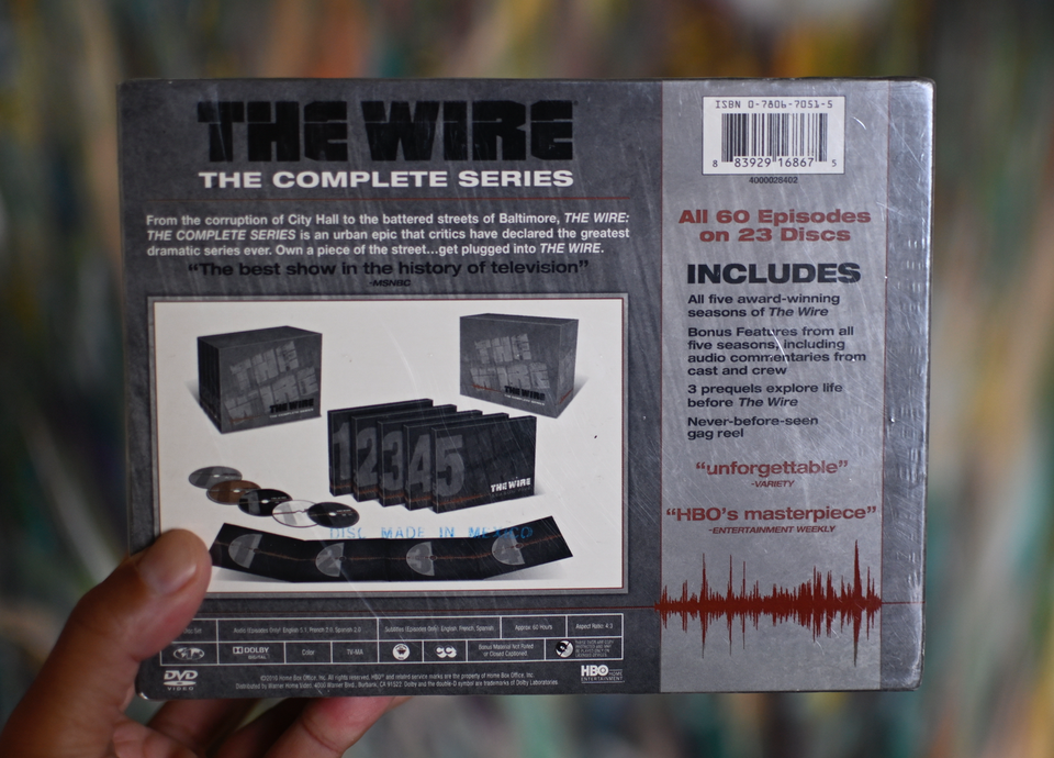 Wire HBO DVD 60 Episodes 23 Discs Complete Series with Final Complete ...