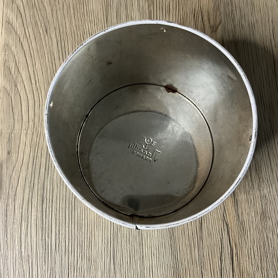 Vintage Massilly France Metal Round Biscuit Tin 4" HB Henriot De ...