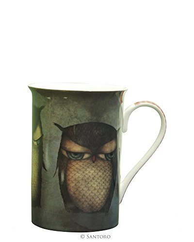 Santoro London - 8 oz Mug - Grumpy Owl | eBay