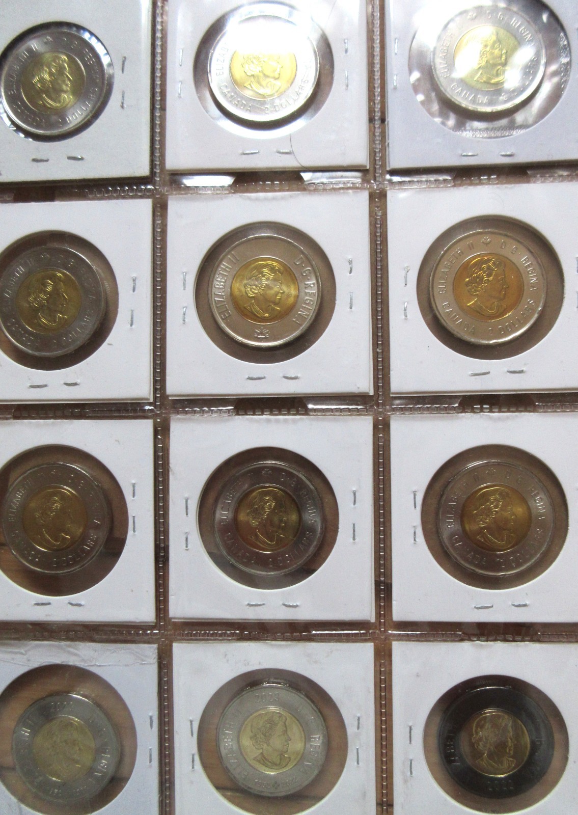 Complete Set of Canada Commemorative Toonie Coins 1999-2024. UNC Two ...