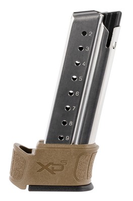 Springfield 9 Round Magazine FDE Sleeve For Springfield XD-S Mod. 2 ...