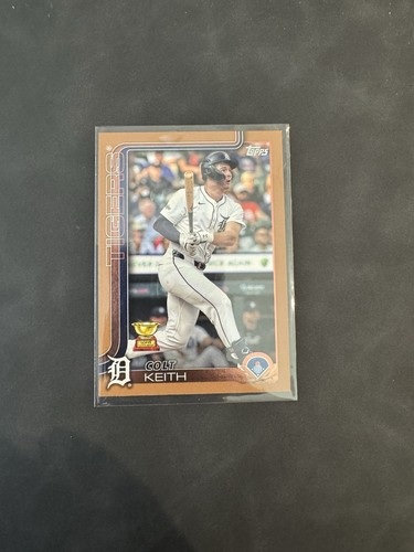 2025 Topps Series 1 Colt Keith Gold /2025 Cup Card #180 | eBay