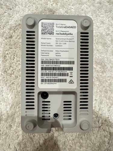 Free Express TELSTRA SMART MODEM GEN 2 VOICE BACKUP NBN/LBN/ADSL2 ...