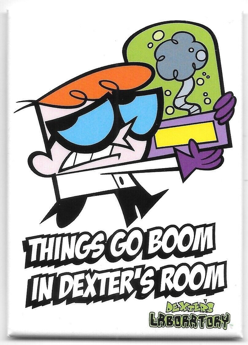 ATA-BOY DEXTER'S LABORATORY THINGS GO BOOM IN DEXTER'S 2.5 X 3.5 INCH ...