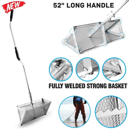 Sand Flea Rake Chicken Coop Clean Pond Rock Debris Finding Shark Teeth ...