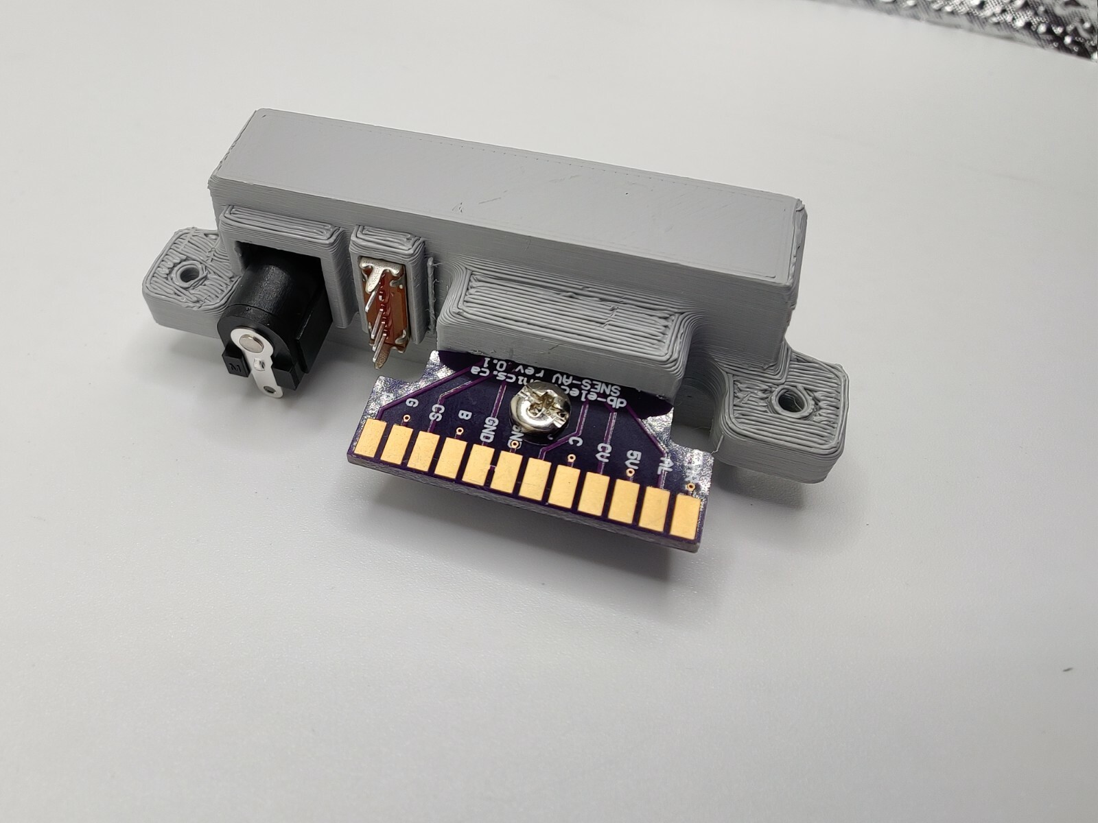 NES 101 3D Printed Back Nintendo Multi out *A/V out* NES top loader ...