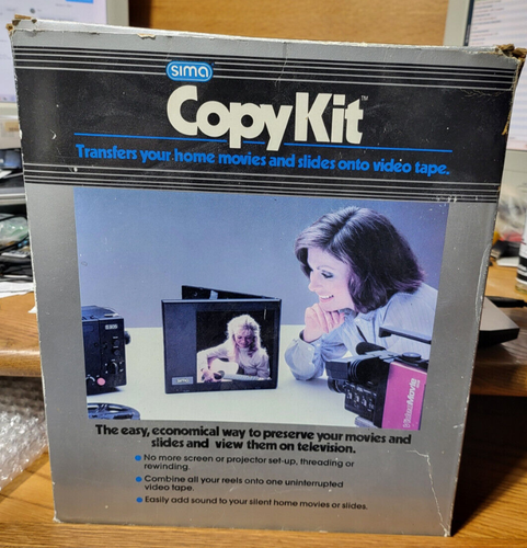 Sima Copy Kit Transfer Movies & Slides to Video CopyKit 8mm Super 8 ...