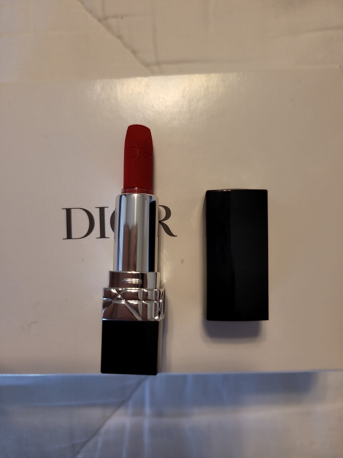 Christian Dior Rouge 999 Red Couture Colour Lipstick 0.12 Oz Full Size ...