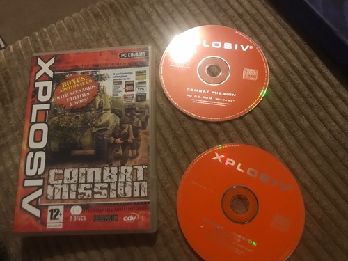 COMBAT MISSION PC CD-ROM 2-DISC WORLD WAR 2 BONUS MISSIONS CDV ...