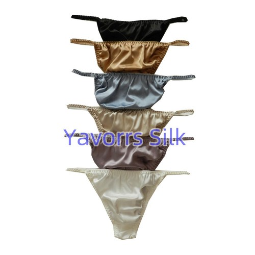 Yavorrs 6pcs Men's Silk Panties G-Strings Thongs Size S M L XL 2XL | eBay