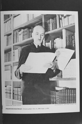 Francois Mauriac - Print by International Portrait Gallery - Vintage ...
