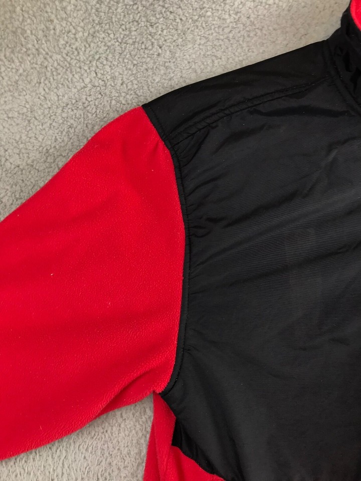 Ohio State Buckeyes Jacket Men's XL Red Fleece Full Zip Mock Neck ...