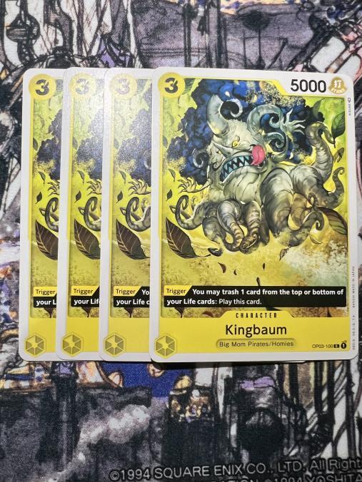 One Piece TCG Kingbaum OP03-100 C Play Set (x4 Cards) | eBay Australia
