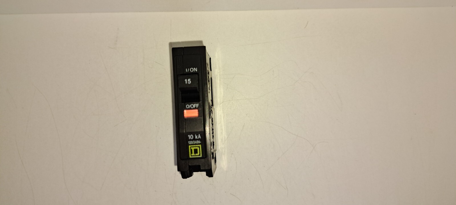 Square D QO115 Type QO 15A 120/240V 1-Pole Breaker QO115 Yellow Face ...