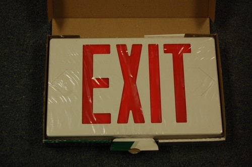 EXITRONIX LED EXIT SIGN VEX/U/BP/WB/WH VEXUBPWBWH | eBay