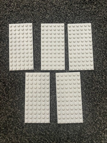 LEGO 6x12 Light Grey Plates X5 | eBay UK