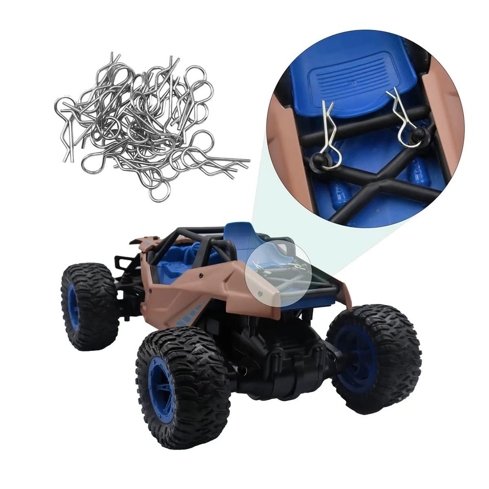 180pcs Universal RC Body 1.5mm x 24mm, Black, gold, green, blue, silver ...