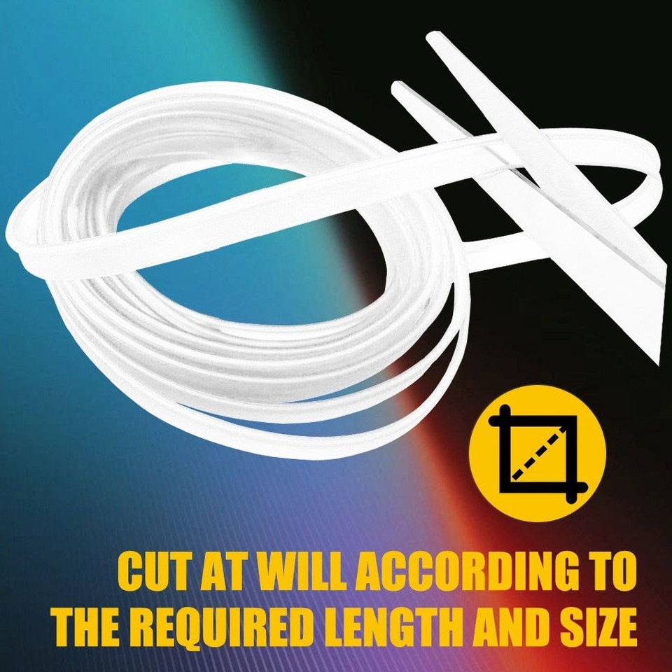8M RGB LED Car Interior Atmosphere Light Strip Light Lamp Bar Kit APP ...