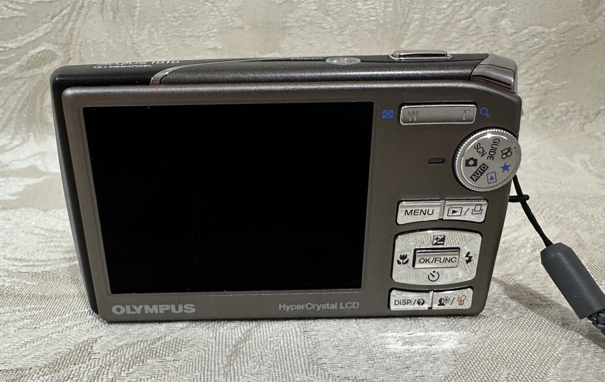 Olympus Digital Camera Stylus 1010 10.1MP Black - Working - NO Charger ...