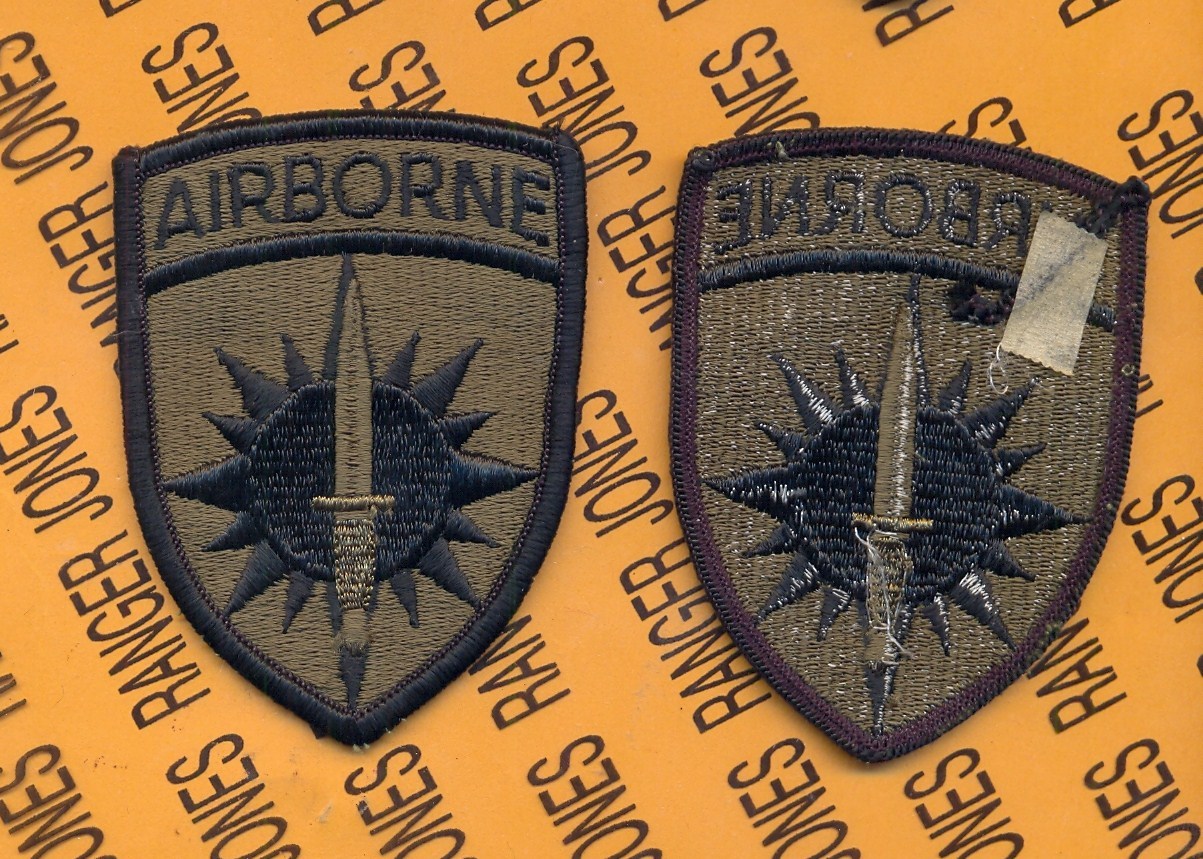 USA Special Operations Command Pacific Airborne SOCPAC OD Green Black ...