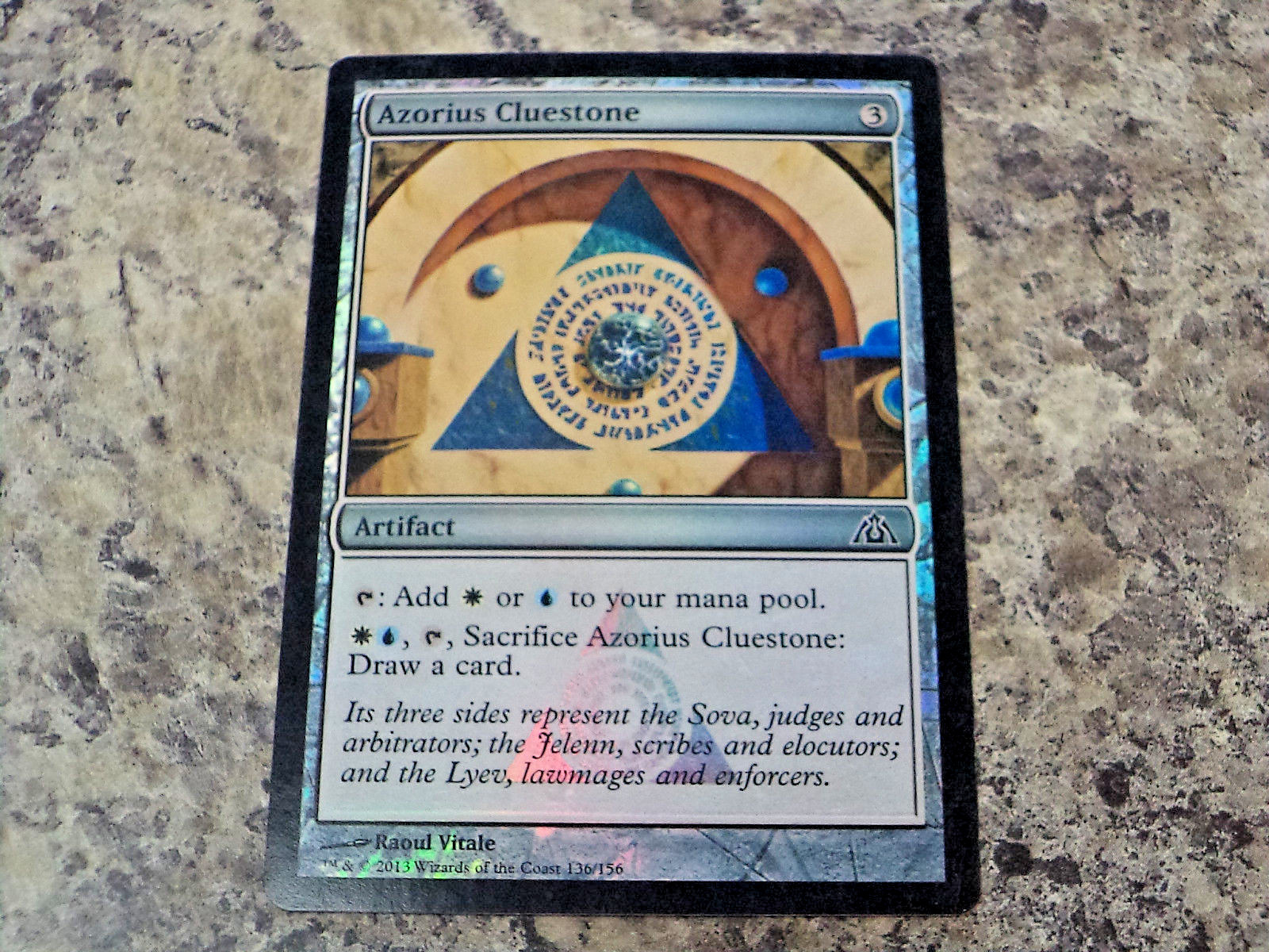 1x Foil - Azorius Cluestone - Magic the Gathering MTG Dragon's Maze | eBay