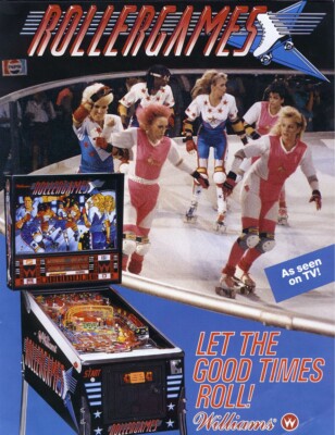 Pinball ROM SOUND and SPEECH SET (3 chips) Williams Rollergames System ...