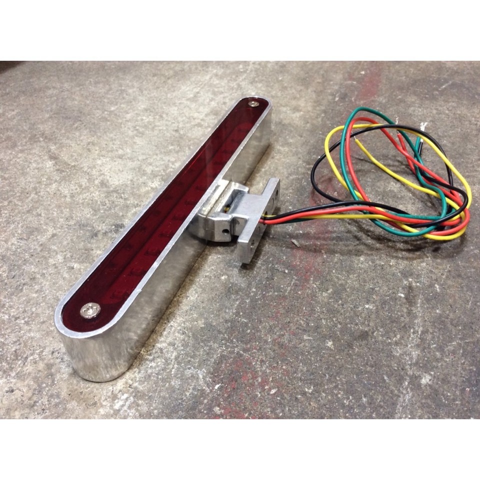 Universal Billet LED 3rd Brake Light & Turn Signal Tail Hot Rod Street ...